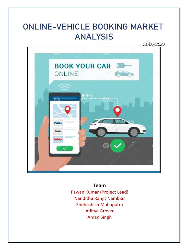 Online Vehicle Booking | PDF | Market Segmentation | Marketing