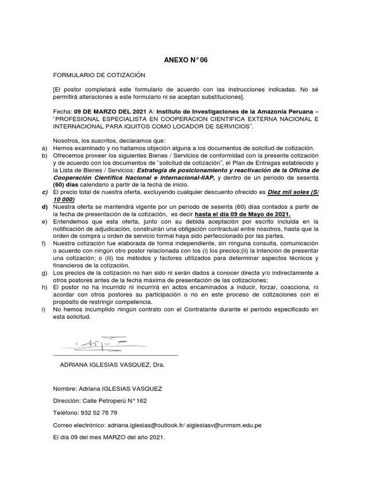 Anexos 6 y 7 Cotización - Ct-Iiap - Aiv - Completado y Firmado - 090321 ...