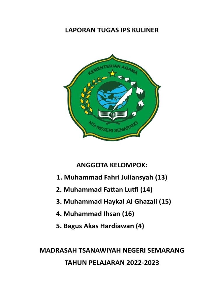Tugas Ips Laporan | PDF