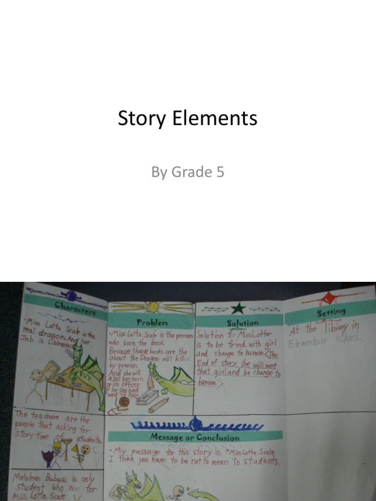 Story Elements: by Grade 5 | PDF