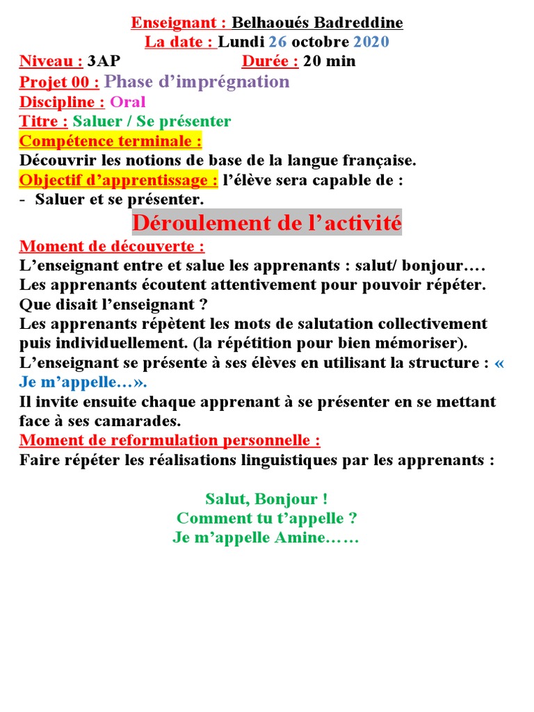 Projet 00 3ap | PDF