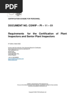 CSWIP Level 2 Plant Inspector Log | PDF | Quality Assurance | Boiler