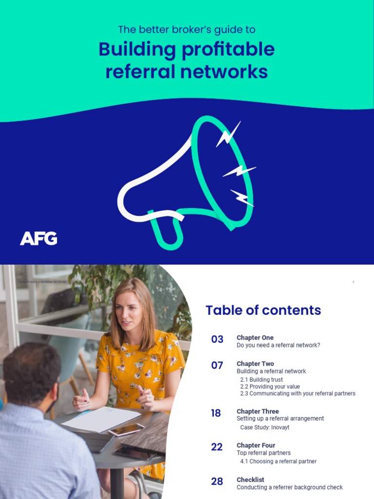 The Better Brokers Guide To Building Profitable Referral Networks | PDF