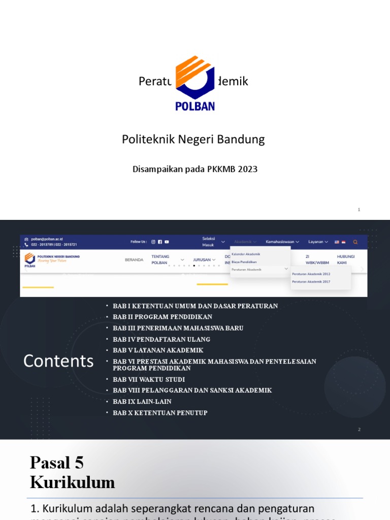 Peraturan Akademik PPT Rev 1 | PDF