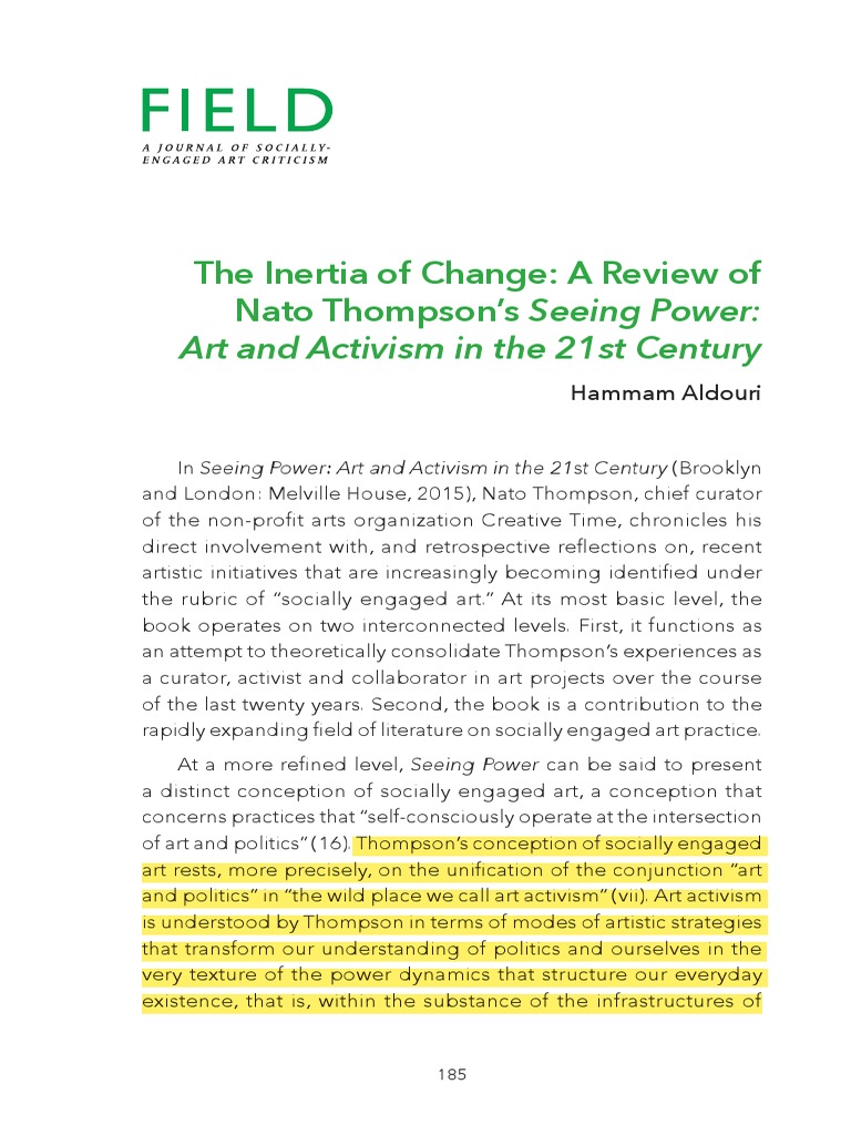 Art Activism 21century | PDF | History
