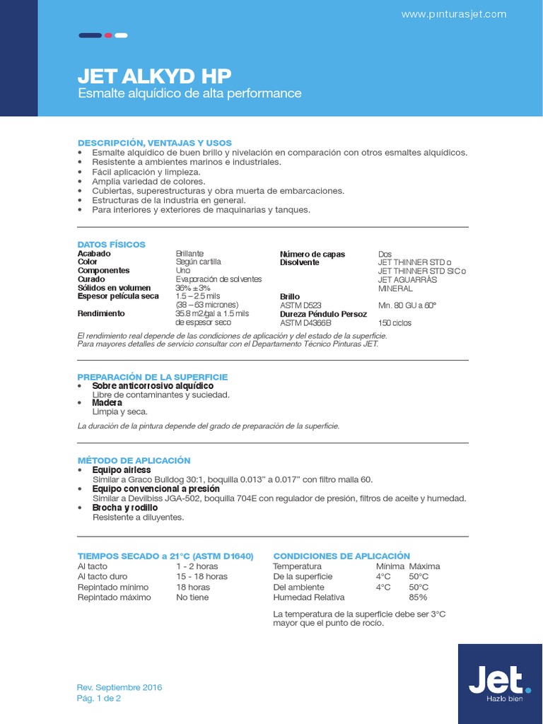 1283 Jet Alkyd HP3 | PDF
