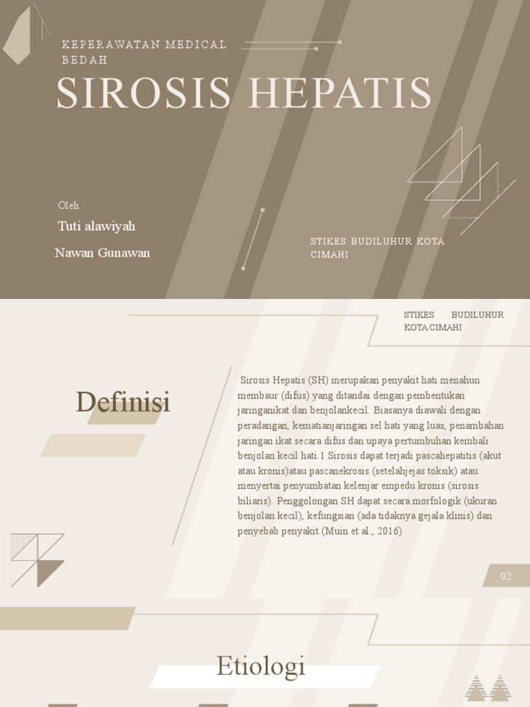 Sirosis Hepatis: Gejala dan Perawatan | PDF