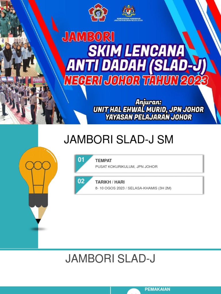 Jambori SLAD-J Johor 2023: Panduan Lengkap | PDF
