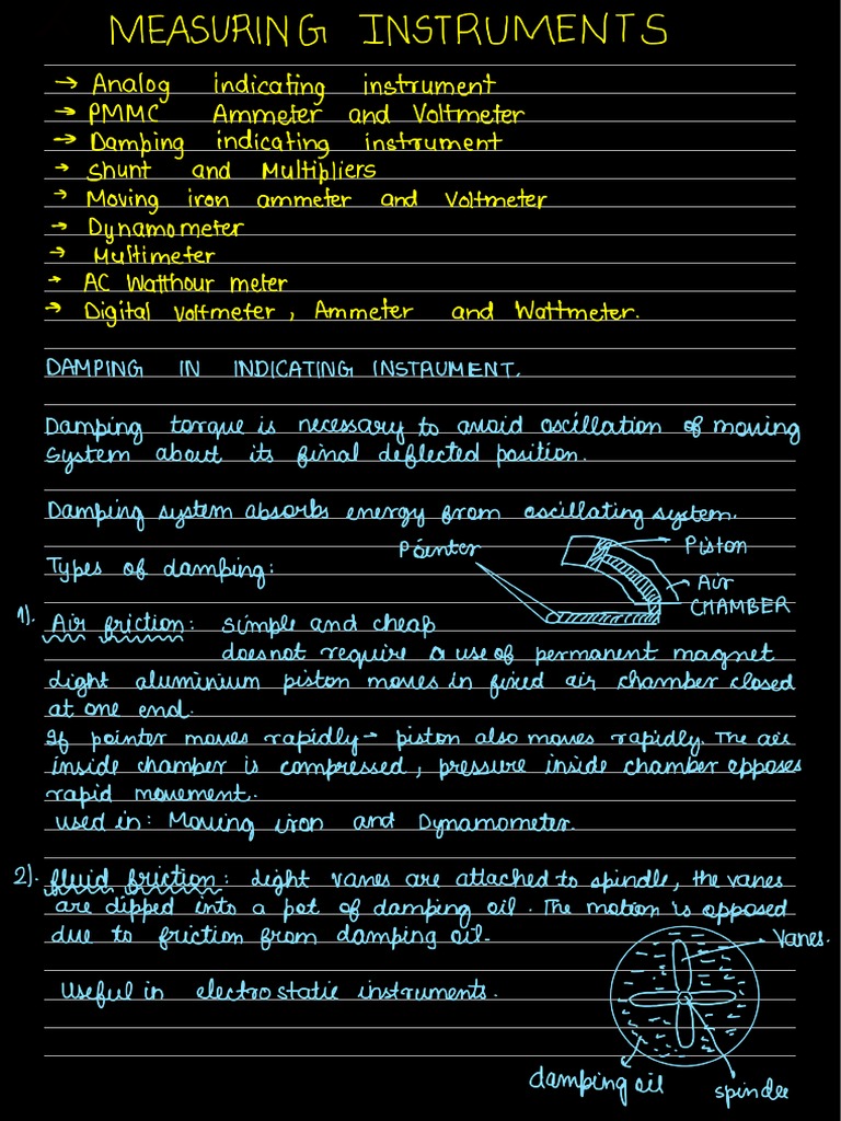 Measuring Instruments. | PDF