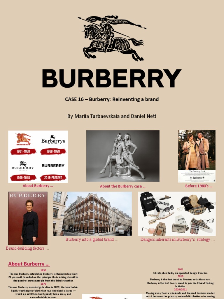 780 MKT - Strategic Marketing - Case 16 Burberry - Final | PDF