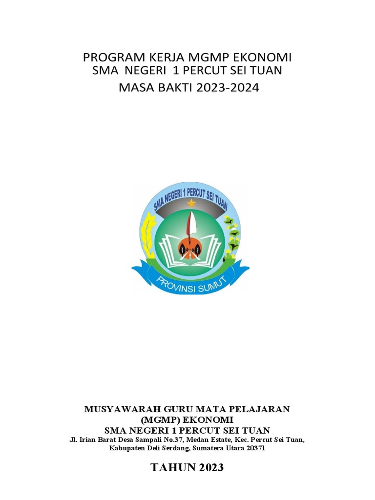 Program MGMP Sma N 1 Percut Sei Tuan | PDF