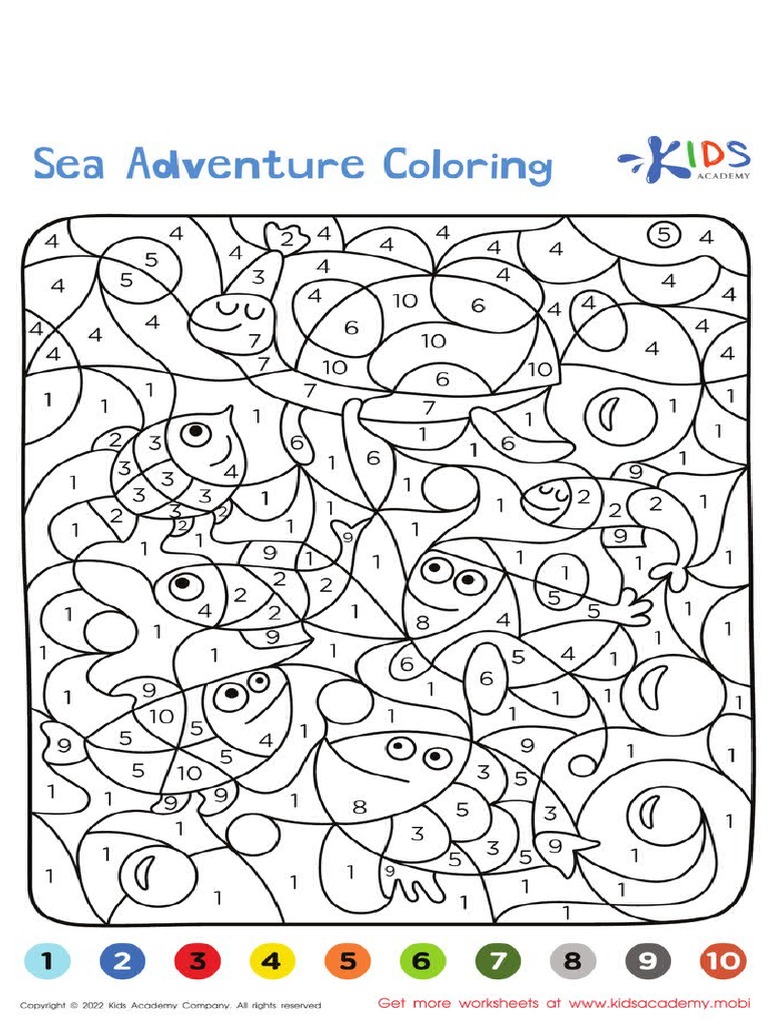 Coloring Number Puzzle | PDF