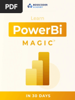 PowerBI Dashboard Training Manual | PDF | Application Software | Microsoft Excel