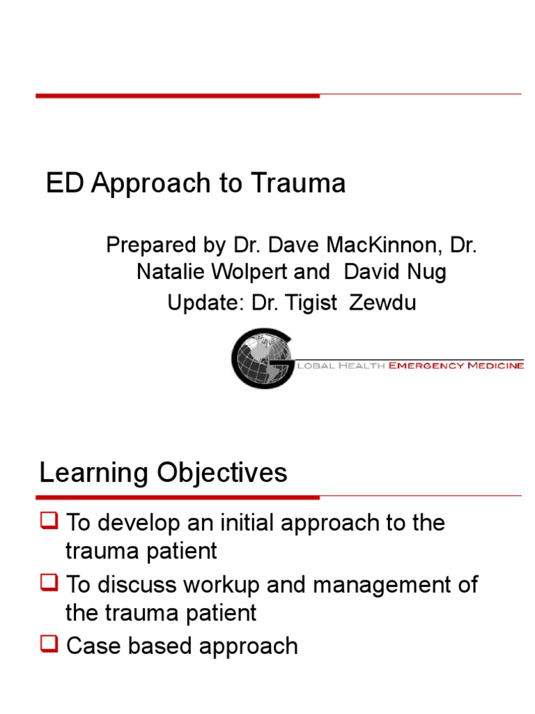 ED Trauma Approach | PDF