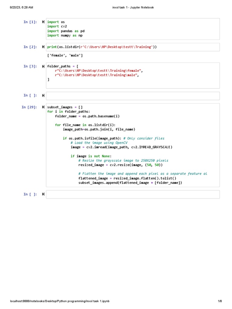 Inxol Task 1 - Jupyter Notebook | PDF