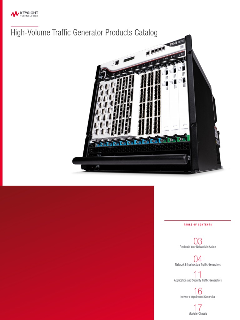 High Volume Traffic Generator Products Catalog | PDF