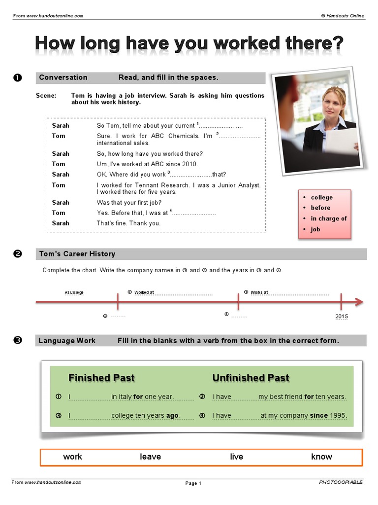 How Long Have You Worked There | PDF