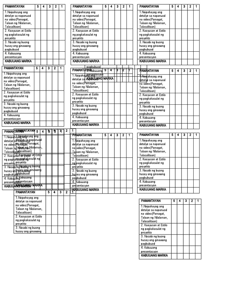 PAMANTAYAN | PDF