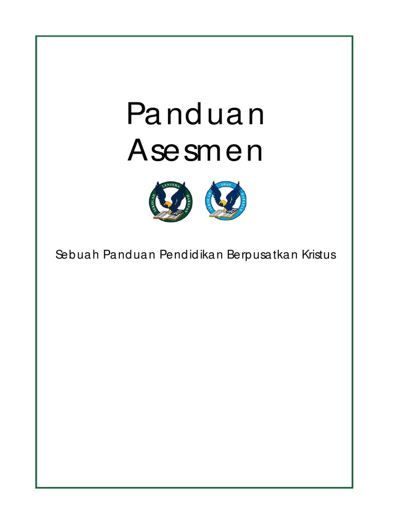 Panduan Asesmen (Assessment Guidelines) | PDF