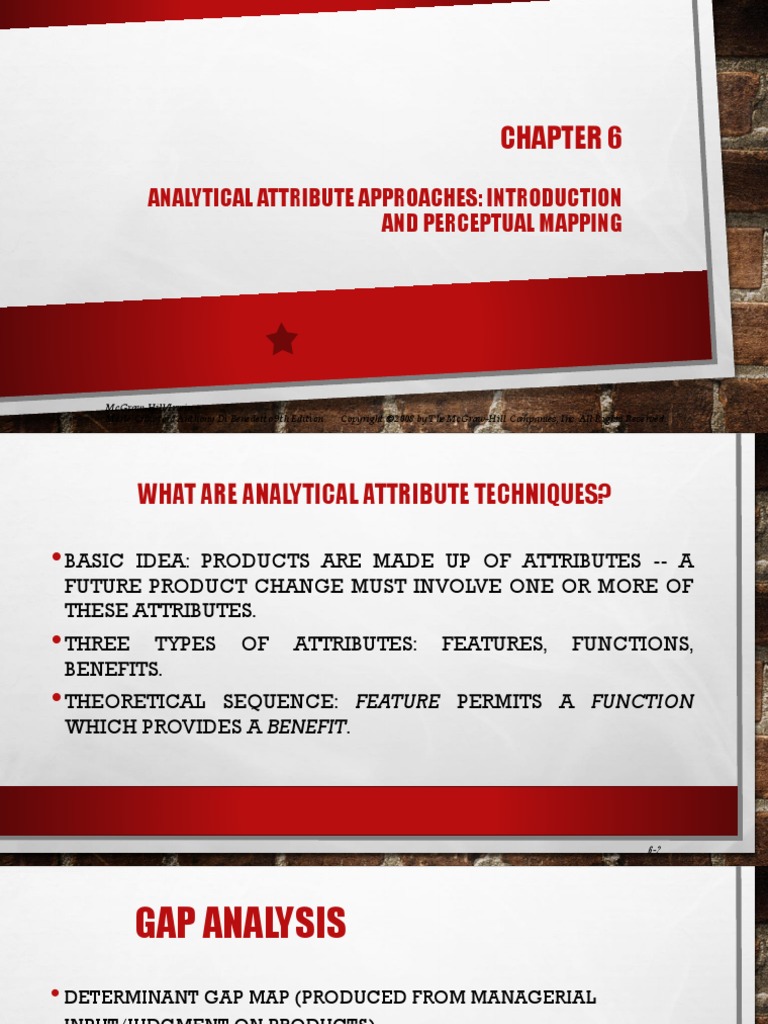 Chapter 6 Analytical Attribute Approaches Introduction and Perceptual Mapping | PDF