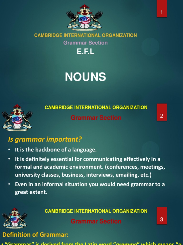 Grammar (Short Forms) | PDF