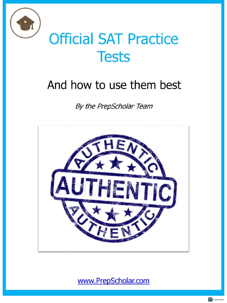 PrepScholar SAT Practice Tests | PDF
