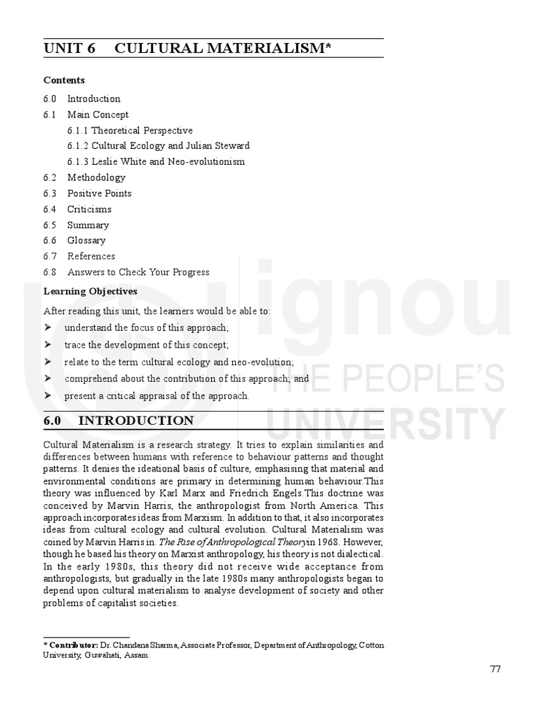 Unit 6 | PDF | Sociocultural Evolution | Anthropology