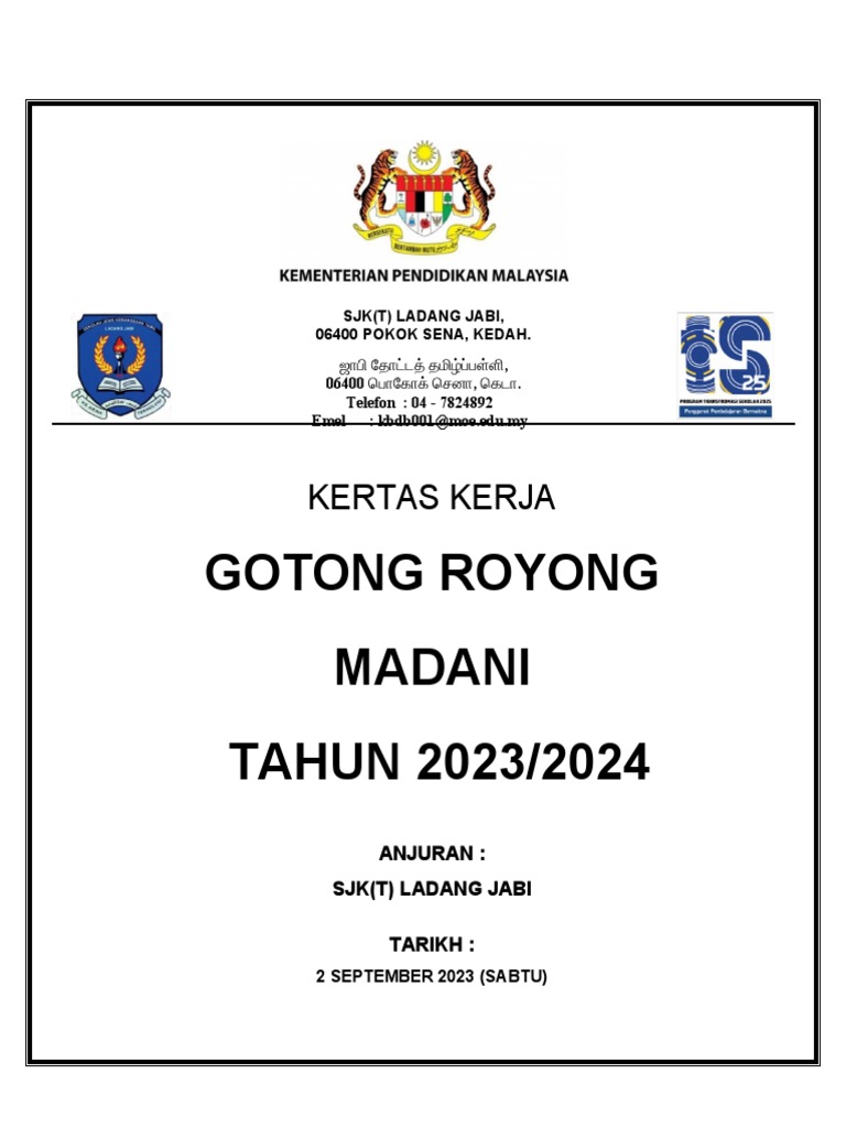 Kertas Kerja Gotong Royong Madani | PDF