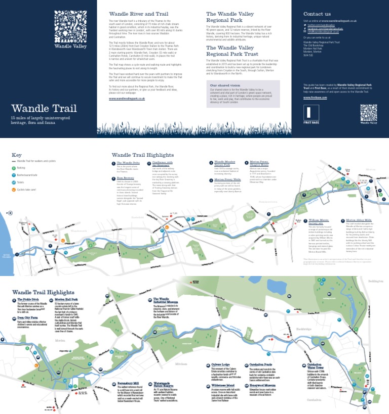 Wandle River Trail Overview and Map | PDF | Earth Sciences