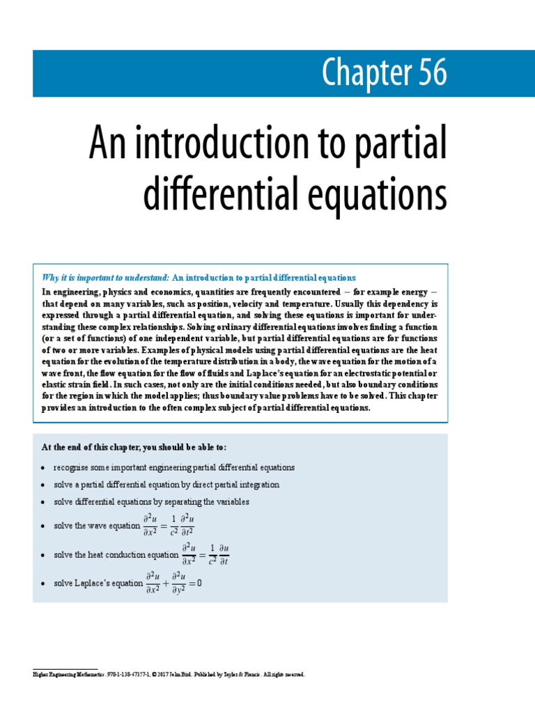 Introduction To PDE (A) | PDF