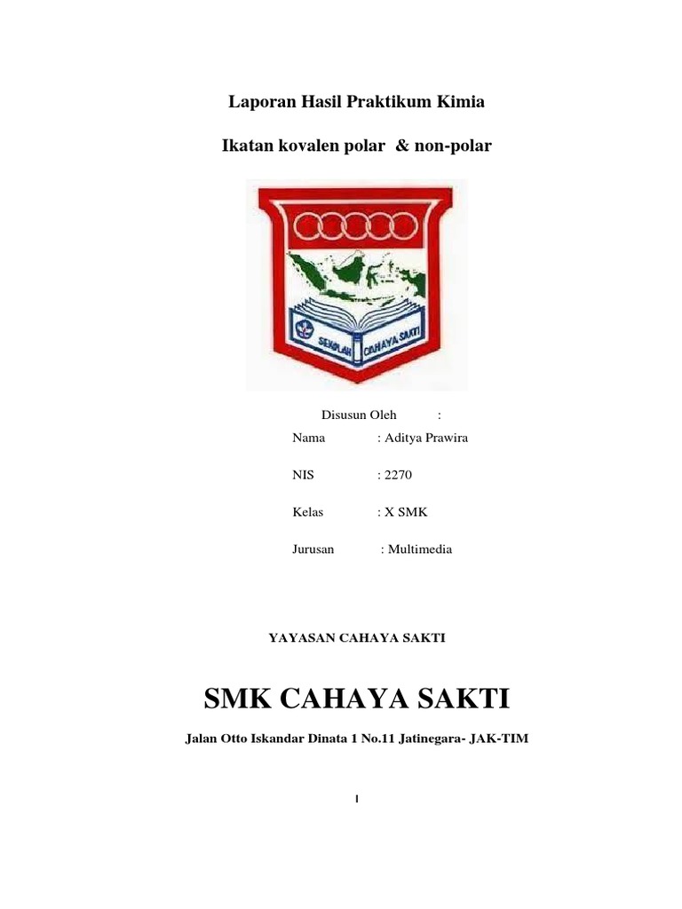 Laporan Hasil Praktikum Kimia Revisi (Aditya) | PDF