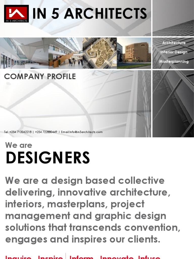 IN5 Architects Main Profile 2019-Min | PDF | Architect | Design