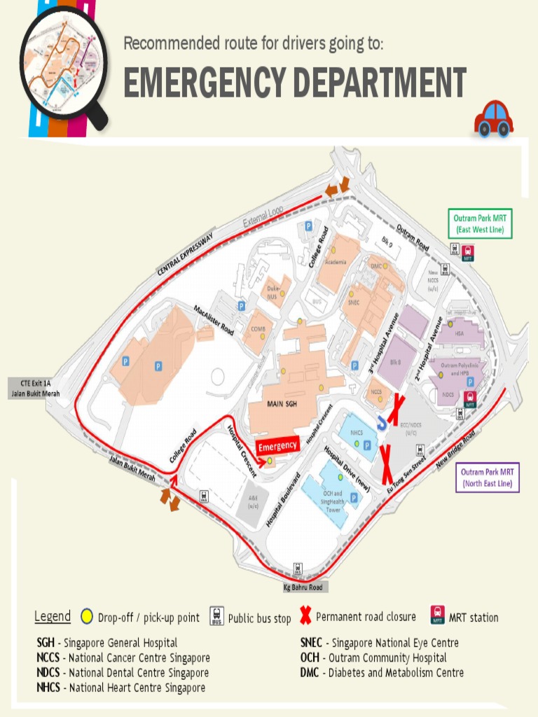 SGH Campus - Specific Route Maps | PDF