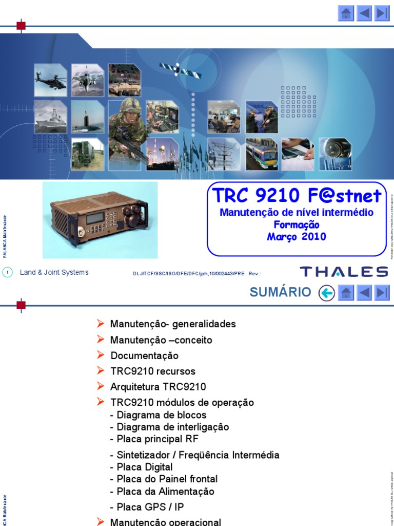 Manutenção do Rádio TRC 9210 | PDF