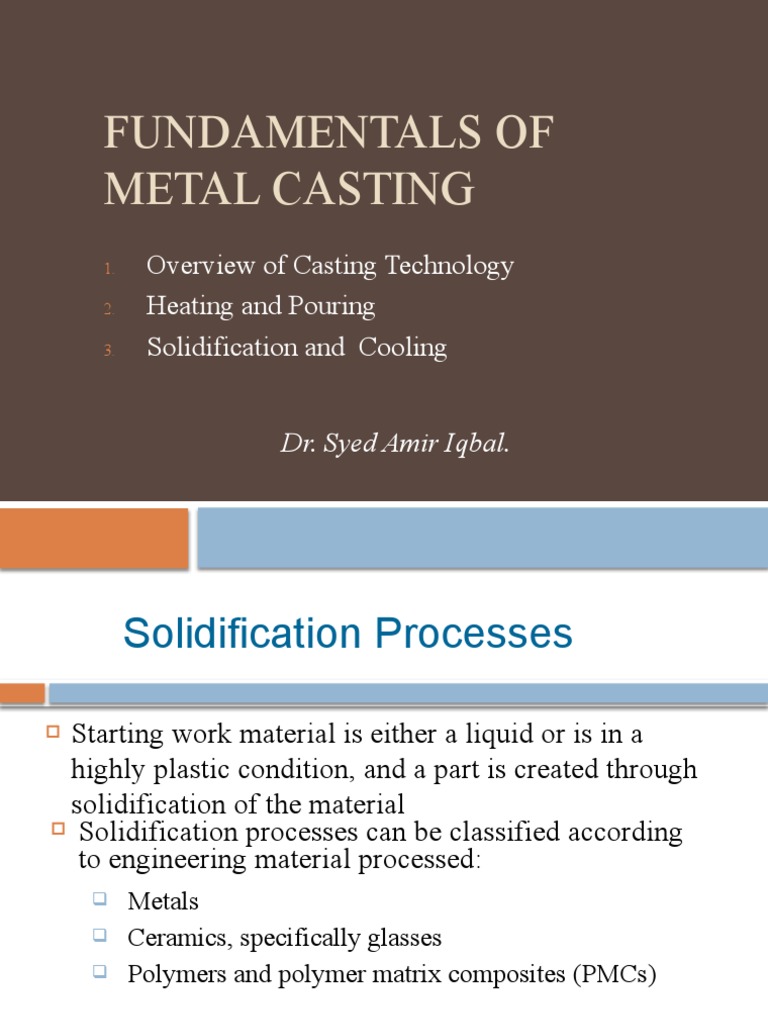 Fundamentals of Metal Casting | PDF | Process Engineering | Business Process
