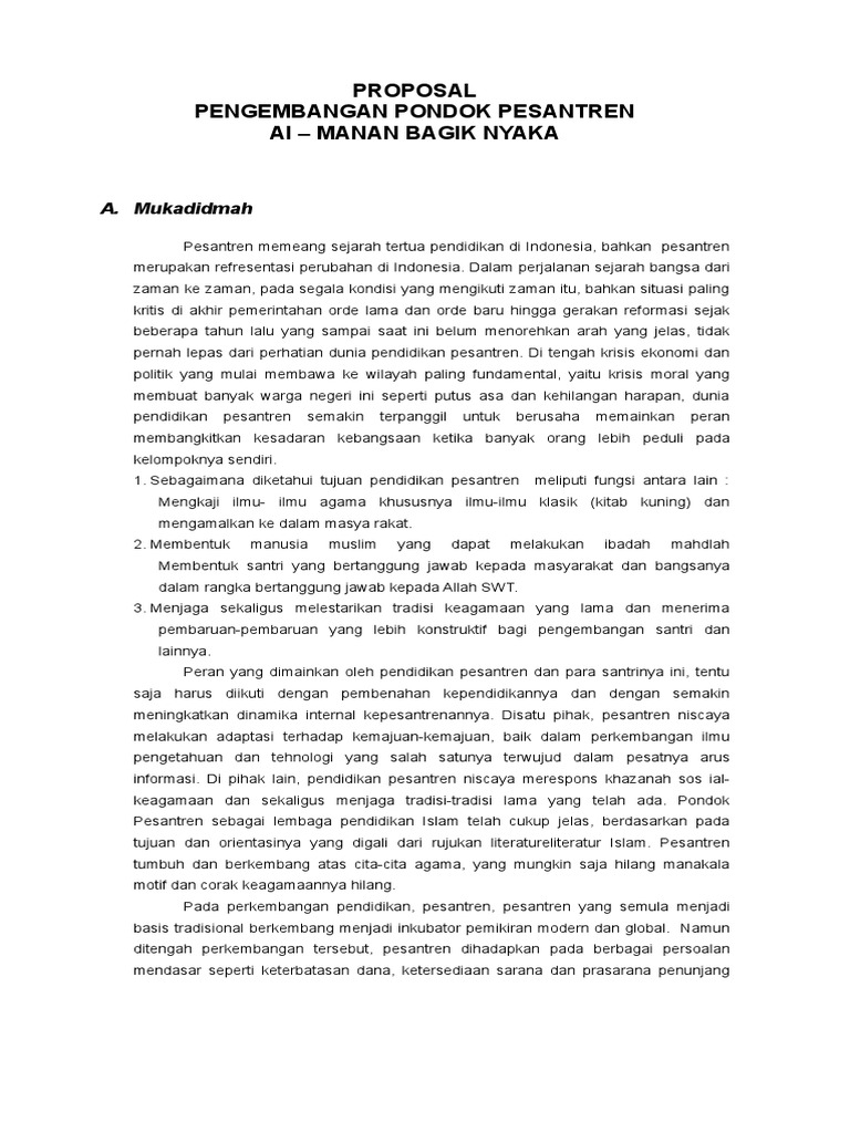 Proposal - Jilid 3 | PDF