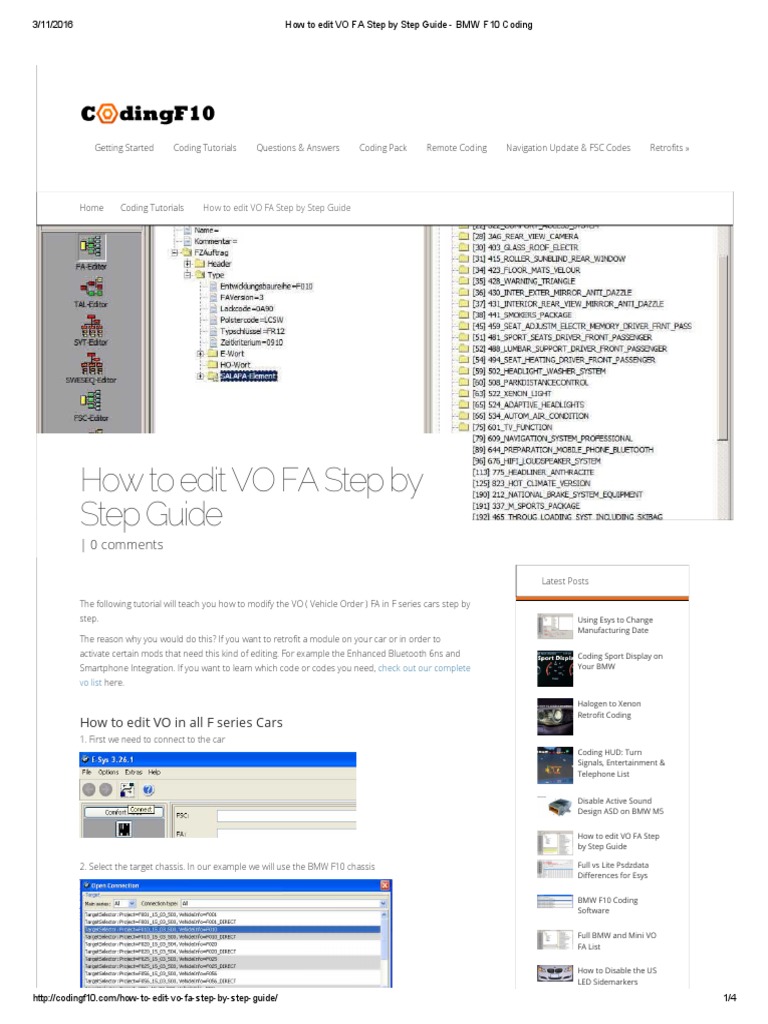 How to edit VO FA Step by Step Guide | PDF | Software | System Software