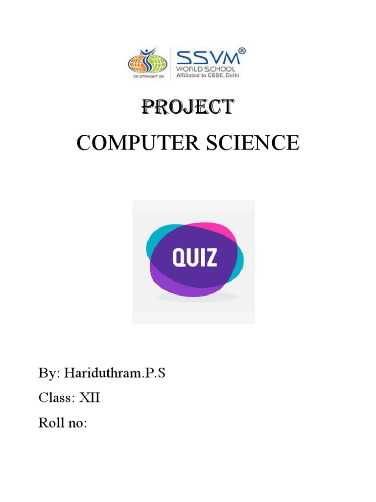 CS Poroj | PDF | My Sql | Relational Database