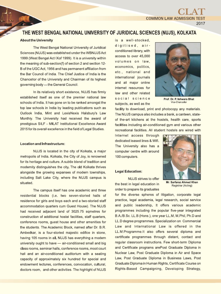 (WBNUJS) Kolkata | PDF