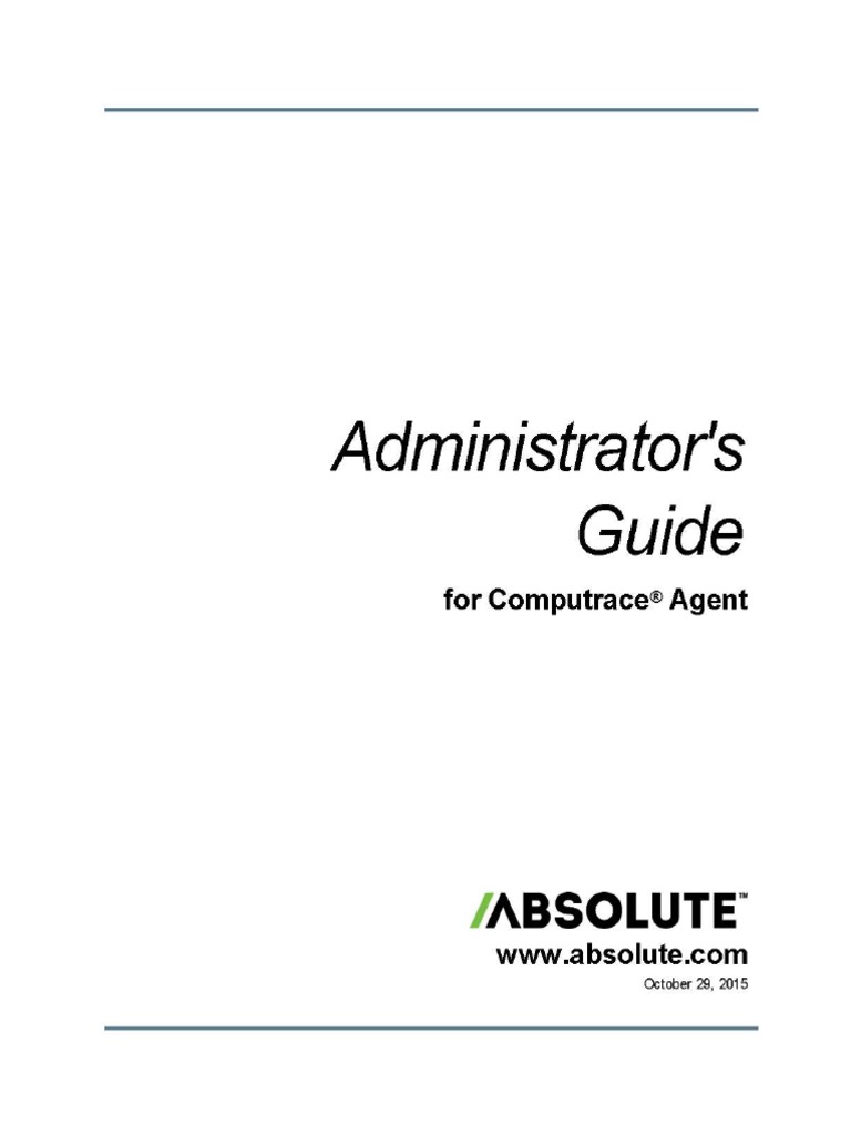 Absolute Admin | PDF