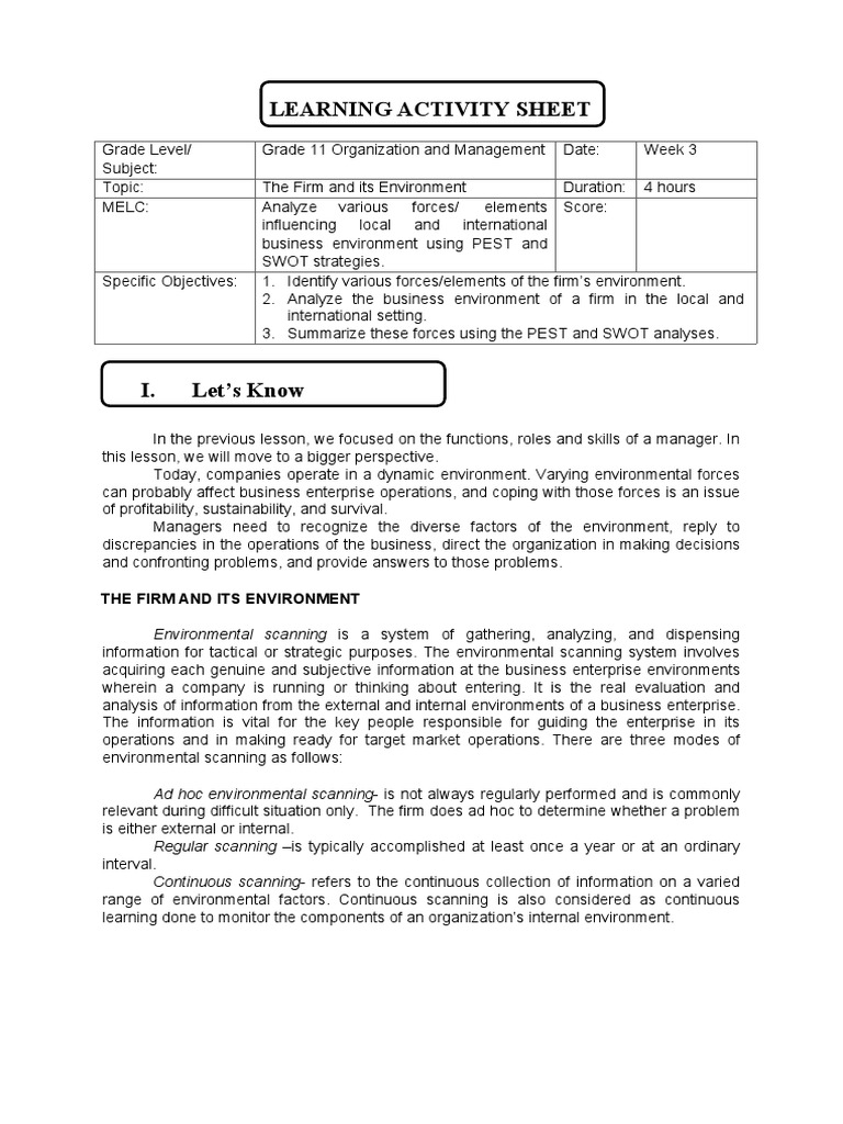 Org and MGT Module 2 | PDF | Swot Analysis | Taxes