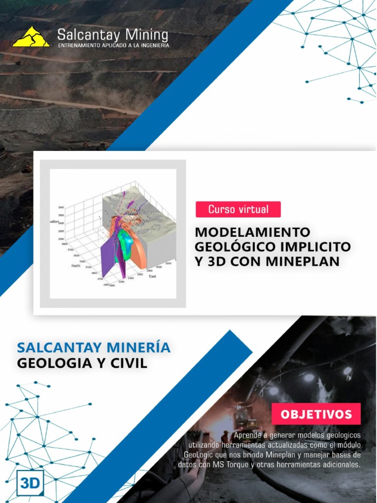 Modelamiento Geológico Implicito y 3d Con Mineplan | PDF