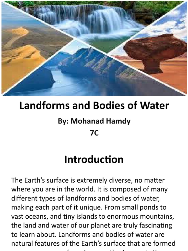 Landforms and Bodies of Water2 | PDF