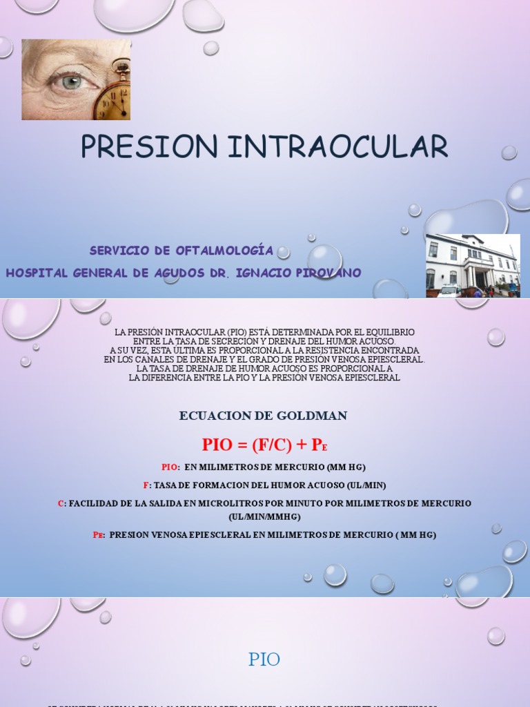 Presion intraocular | PDF
