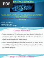 Overview of General Anaesthesia Types | PDF | Anesthesia | Pharmacology