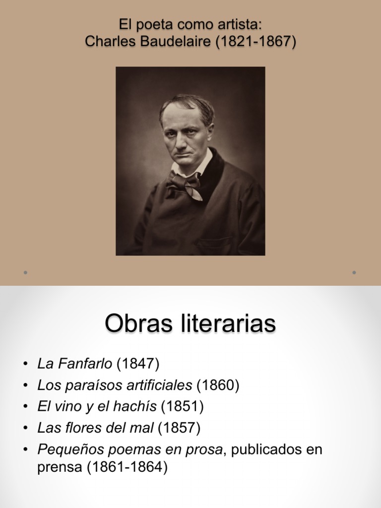 0.AyL - TEMA 1.el Poeta Como Artista - BAUDELAIRE | PDF