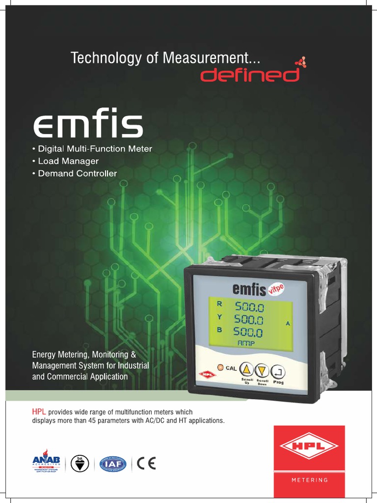 HPL Multi Function Smart Meter With Iot Platform | PDF