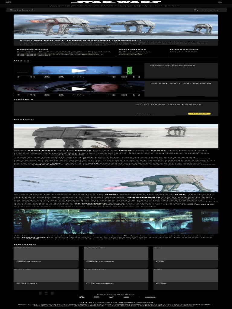 AT-AT Walker (All Terrain Armored Transport) | PDF
