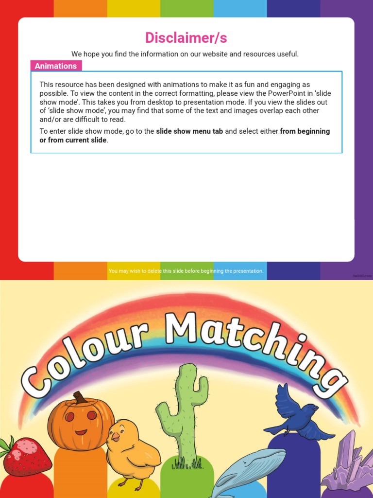 T Ad 1157 Colour Matching Powerpoint Ver 1 | PDF