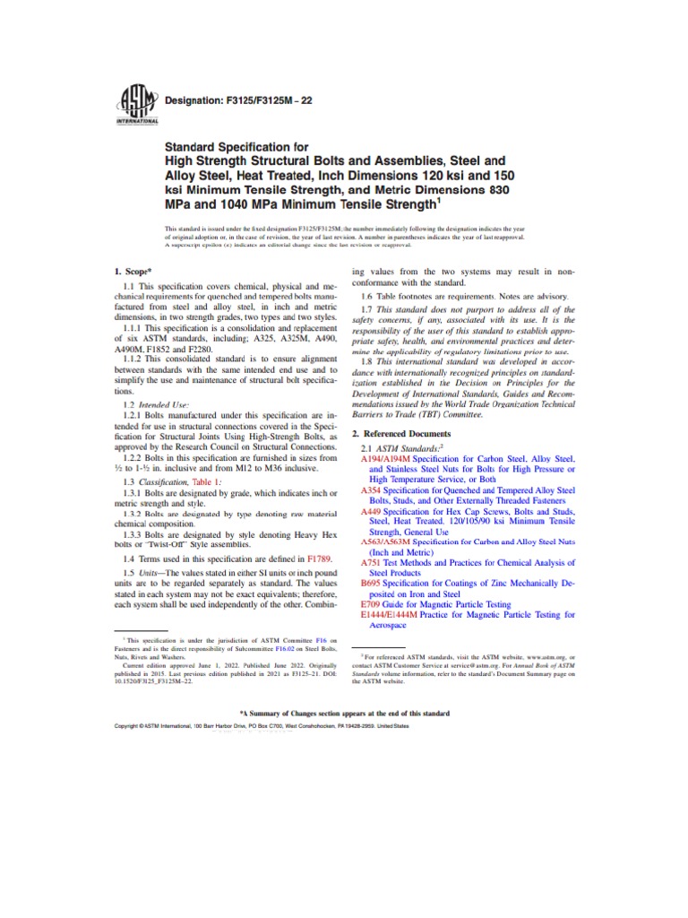 Astm F 3125 | PDF
